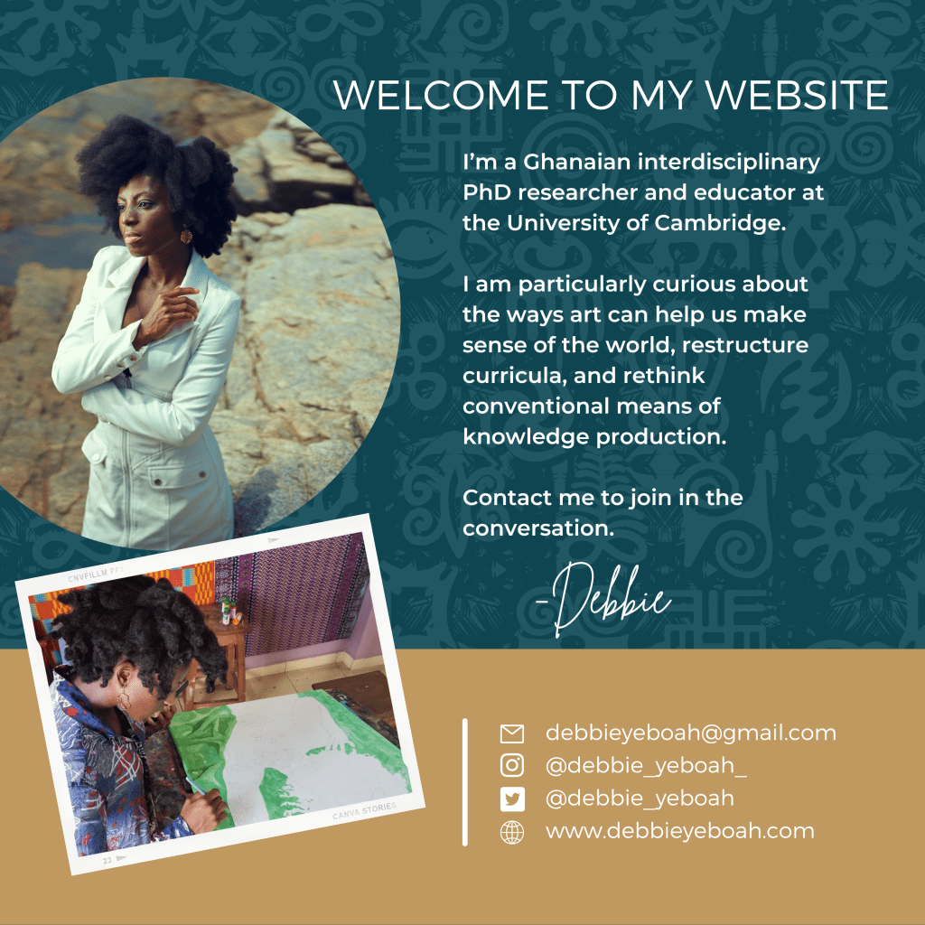 Debbie Yeboah – PhD Researcher-Educator-Artist